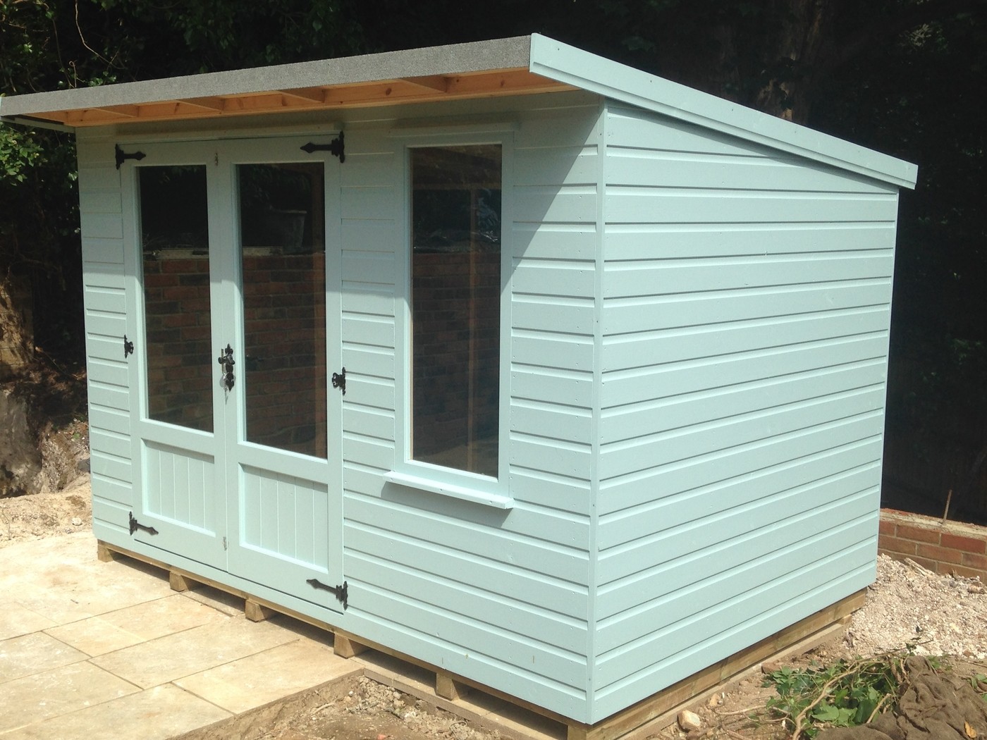 Heavy Duty Pent Shed in Essex - Poulton Portables Ltd